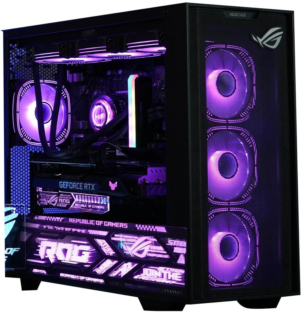 Amazon.com: Jetlet A21 PC Gaming Case, Computer Case Compatible with ...
