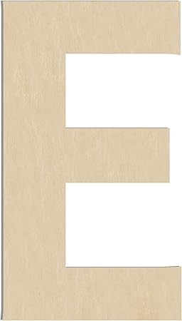 Amazon.com: HILAZA 17 Inch Large Wooden Letter E, 1/4 in Thick Big Wood ...