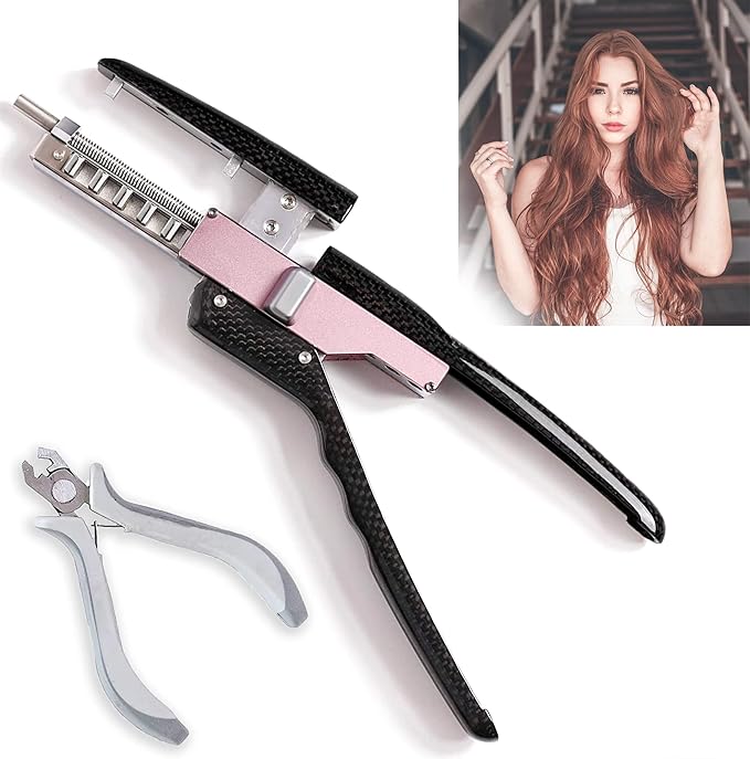 Amazon.com : 6D Hair Extensions Machine Kit with Removal Plier, 2nd ...