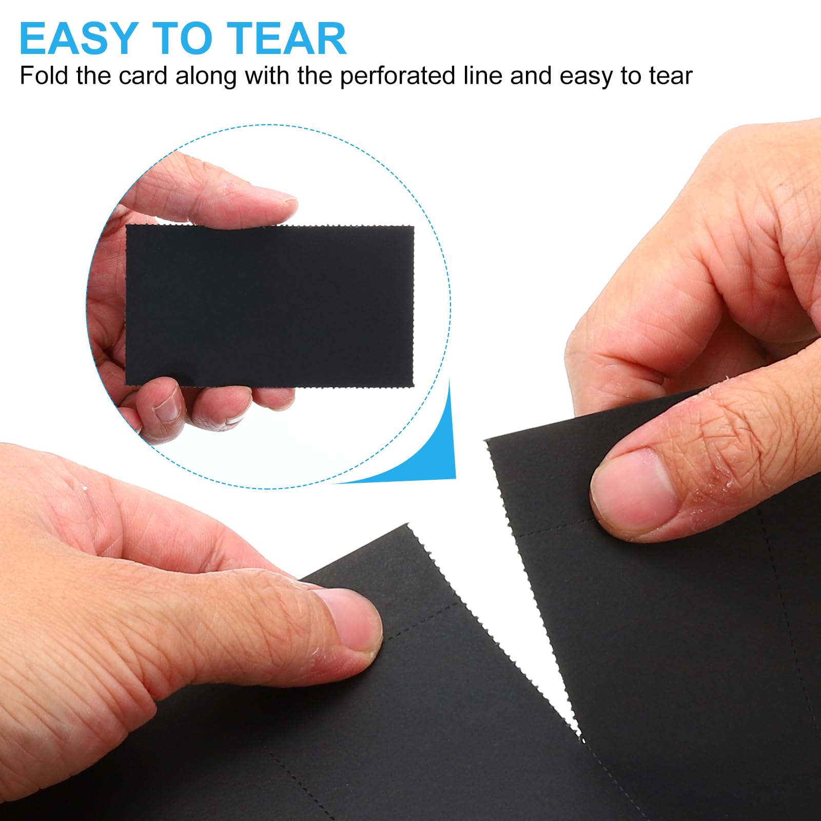 Blank Perforated Business Card Stock