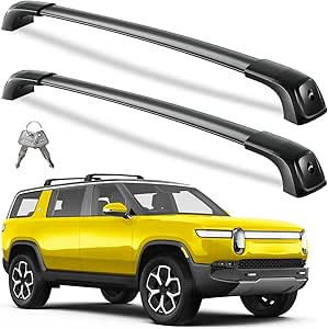Amazon.com: Wonderdriver Lockable Roof Rack Cross Bars Compatible with ...