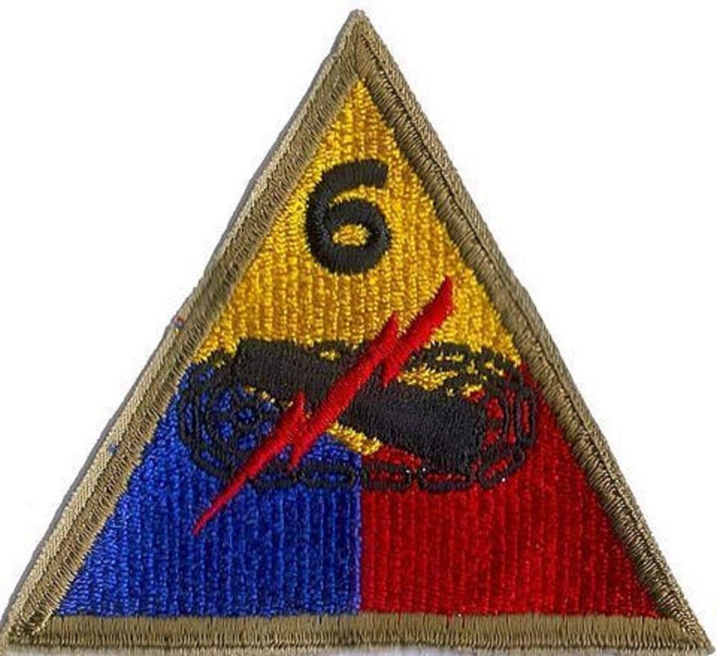 Amazon.com: Army 6TH Armored Division Patch - Original WWII ERA ...