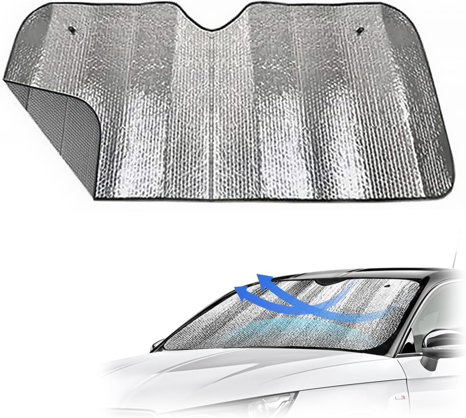 Car Windscreen Sun Shade, Sun Shades for Car Windows,Sun Visor for Cars ...