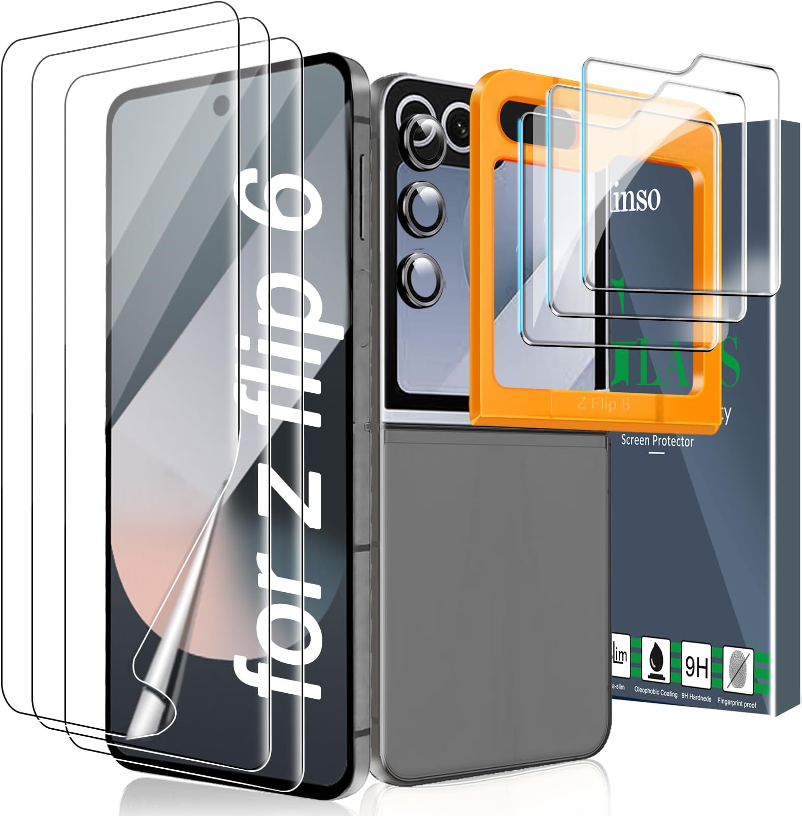 Amazon.com: Ferilinso Screen Protector for Samsung Galaxy Z Flip 6 ...