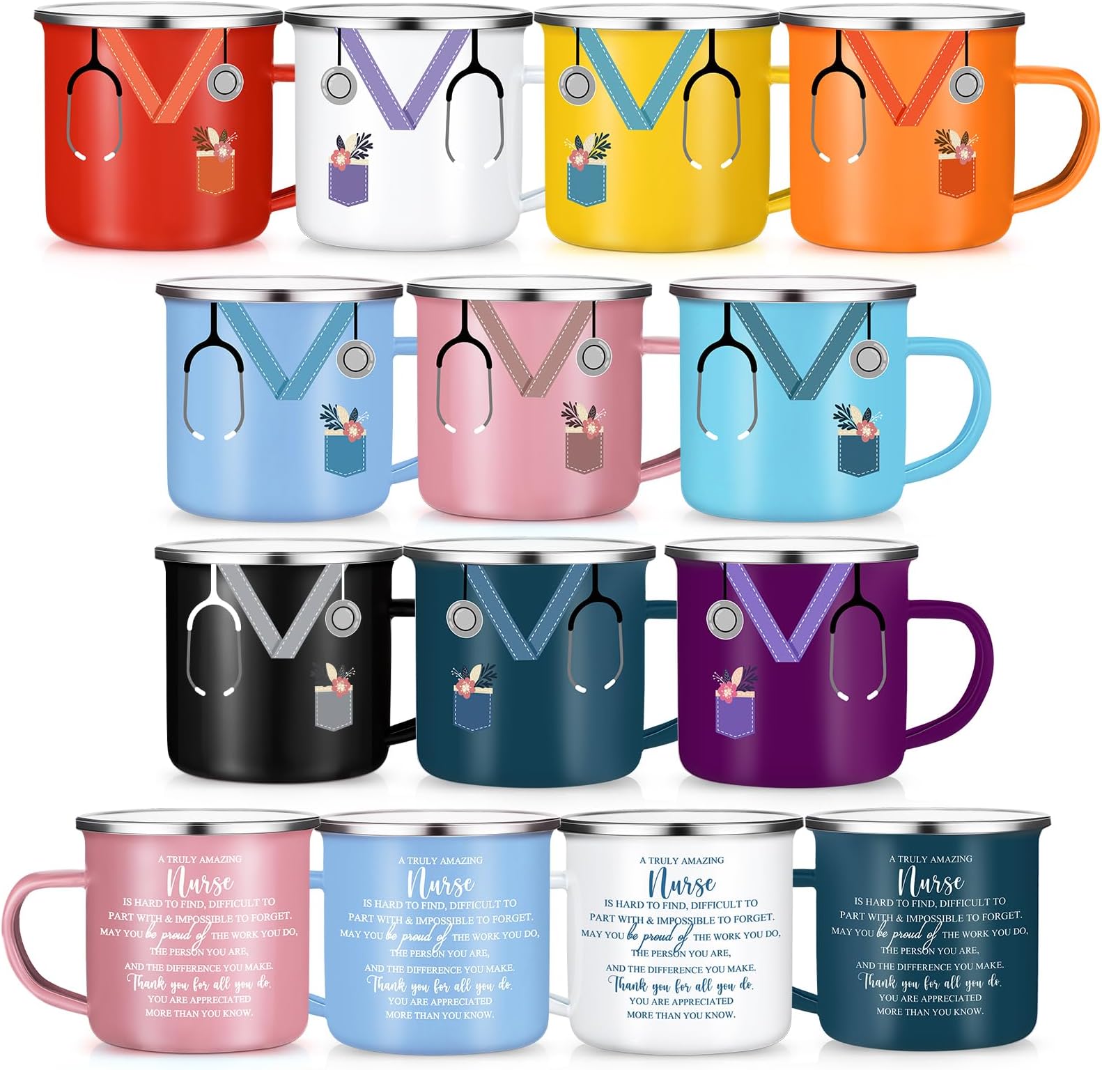 Amazon.com | Tioncy 60 Pcs Nurse Gift Bulk for Women Nurse Appreciation ...