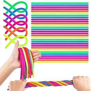 Monkey Noodles Fidget Toy, Monkey Noodles, Fidget Noodles Neon ...