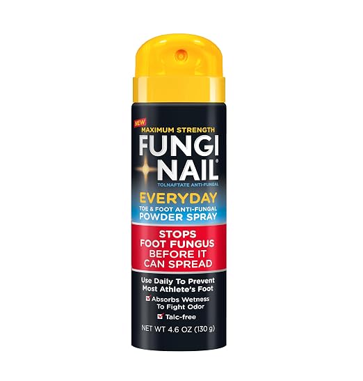 Amazon.com : Fungi-Nail Everyday Anti-Fungal Powder Spray, Stops Foot ...