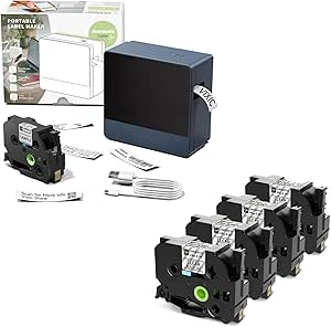 Amazon.com : Vixic Label Maker Machine with Tapes 24mm 0.94 Laminated ...
