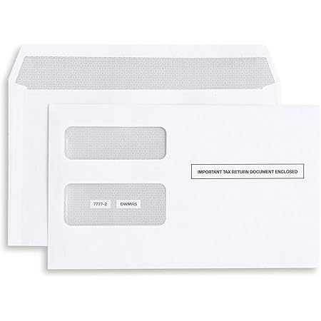 Amazon.com : 50 1099 MISC Tax Envelopes - Designed for printed 1099 ...