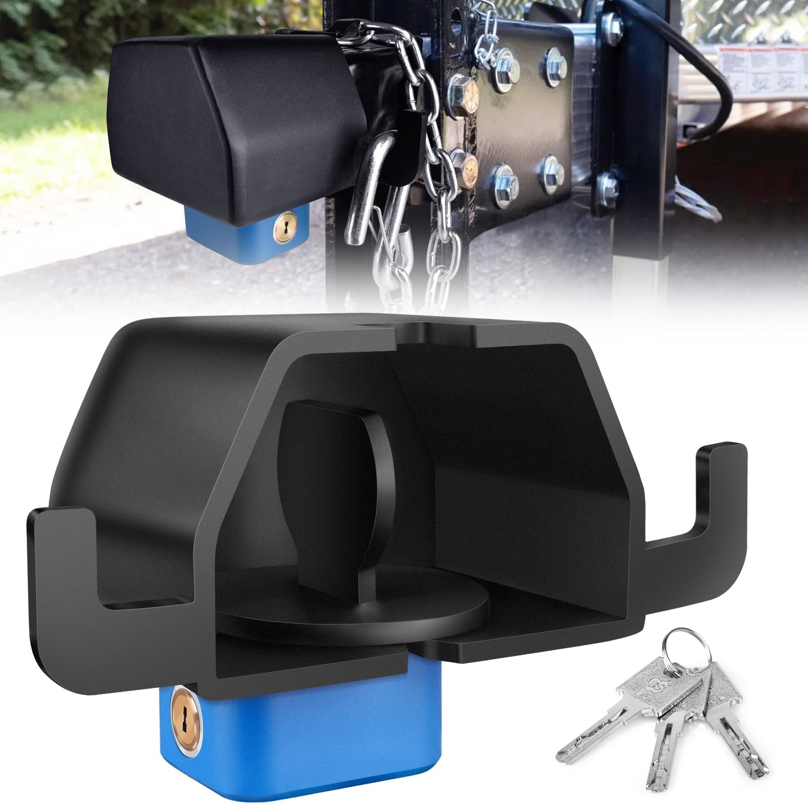 Amazon.com: Curt Style Coupler/Hitch Trailer Lock (Curt Style Lock ...