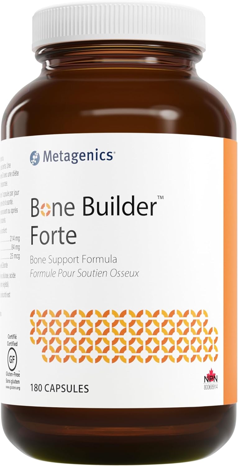 Metagenics - Bone Builder Forte - Bones and Teeth Support with Calcium ...