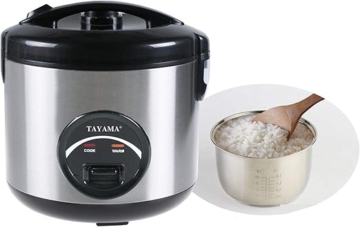 Amazon.com: Tayama Stainless Steel Rice Cooker: Oyama Rice Cooker ...