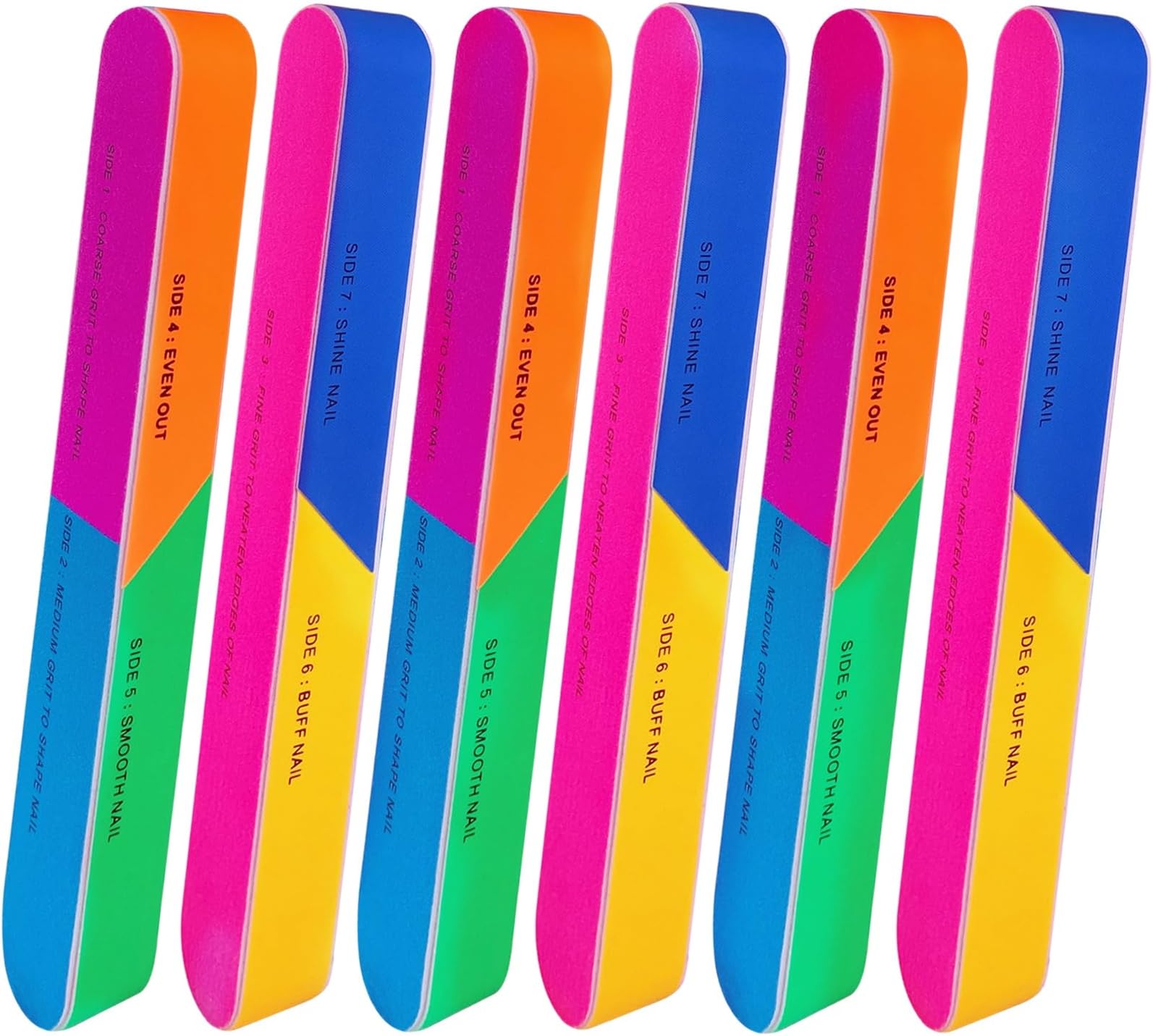 Amazon.com : Karroy Nail Files 20pcs Dual Sided Nail File and Buffer ...