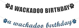 Amazon.com: A Wackadoo Birthday banner - Kids Birthday, Happy Birthday ...