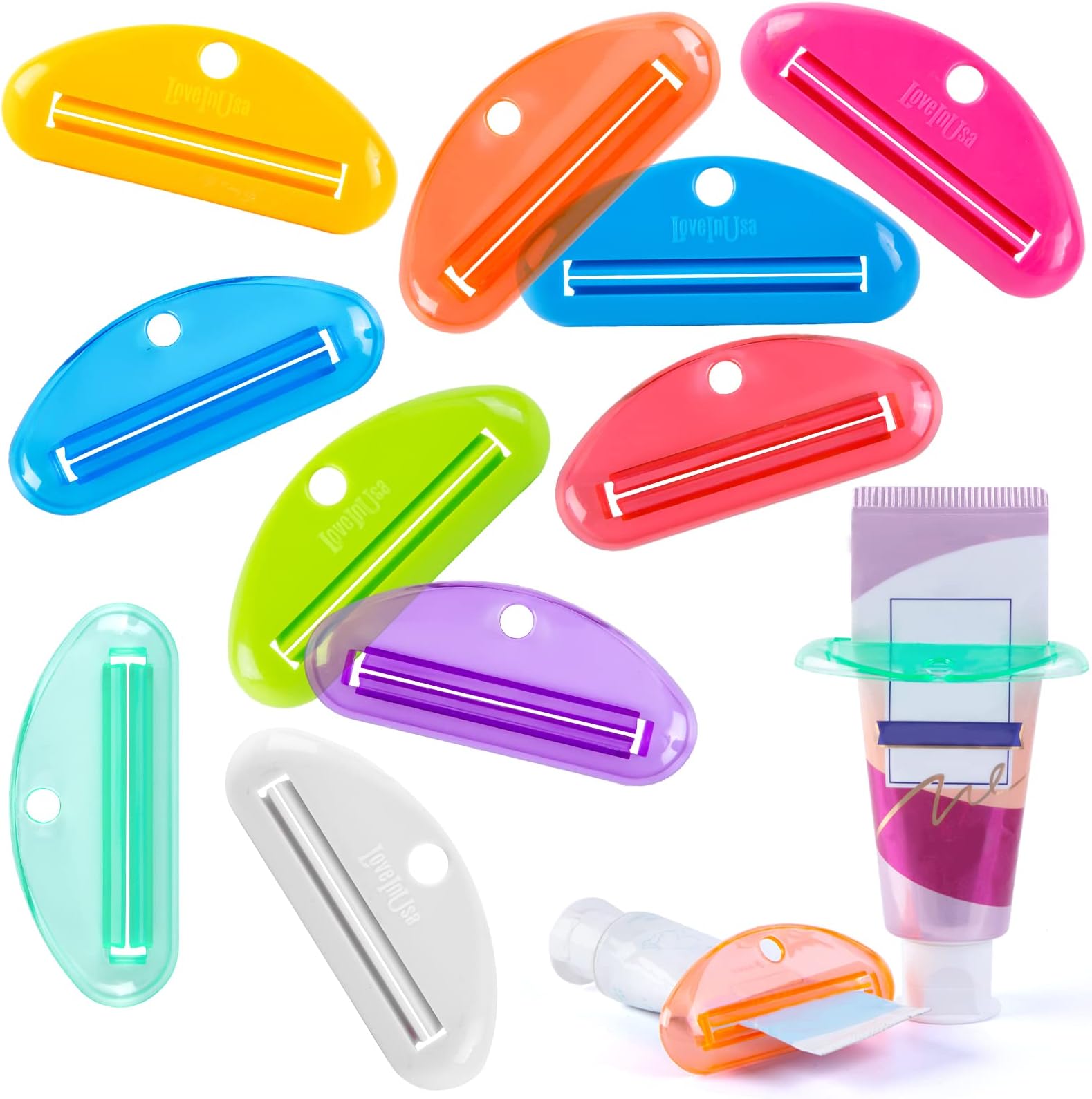 Amazon.com: EIKS 6 Sets Tube Squeezer Clip for Toothpaste, Hand Cream ...