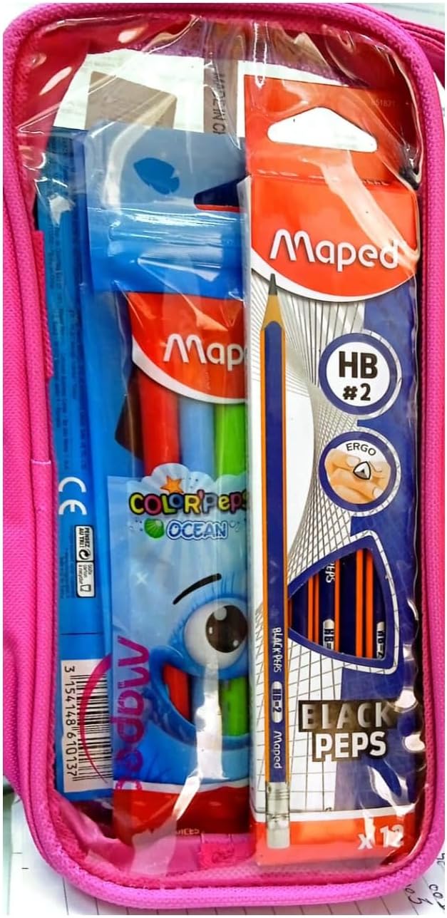 MAPED 26-Piece School Stationery Set Assorted Colours : Amazon.ae: Arts ...