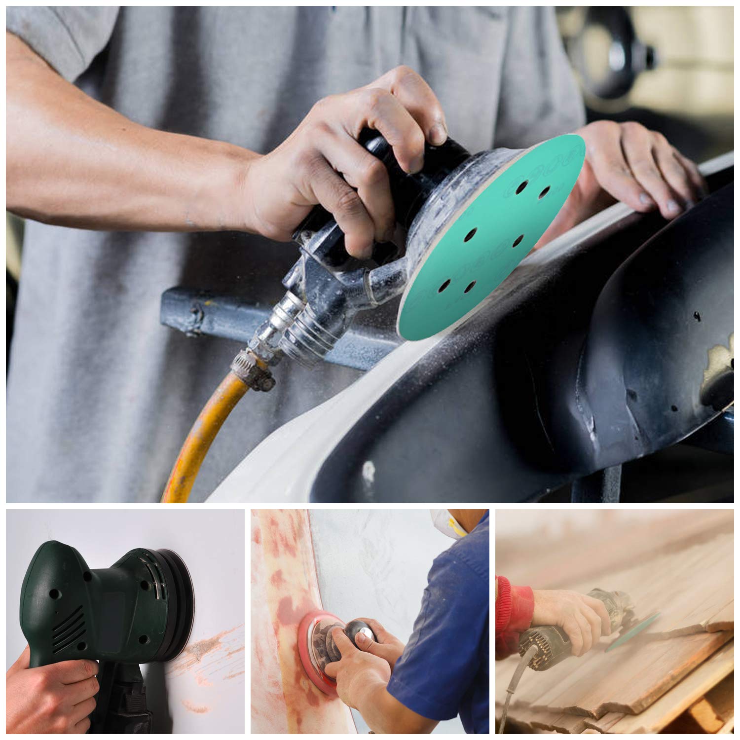 Snapklik.com : 6 Inch 6 Hole Hook And Loop Soft Sponge Interface Buffer ...