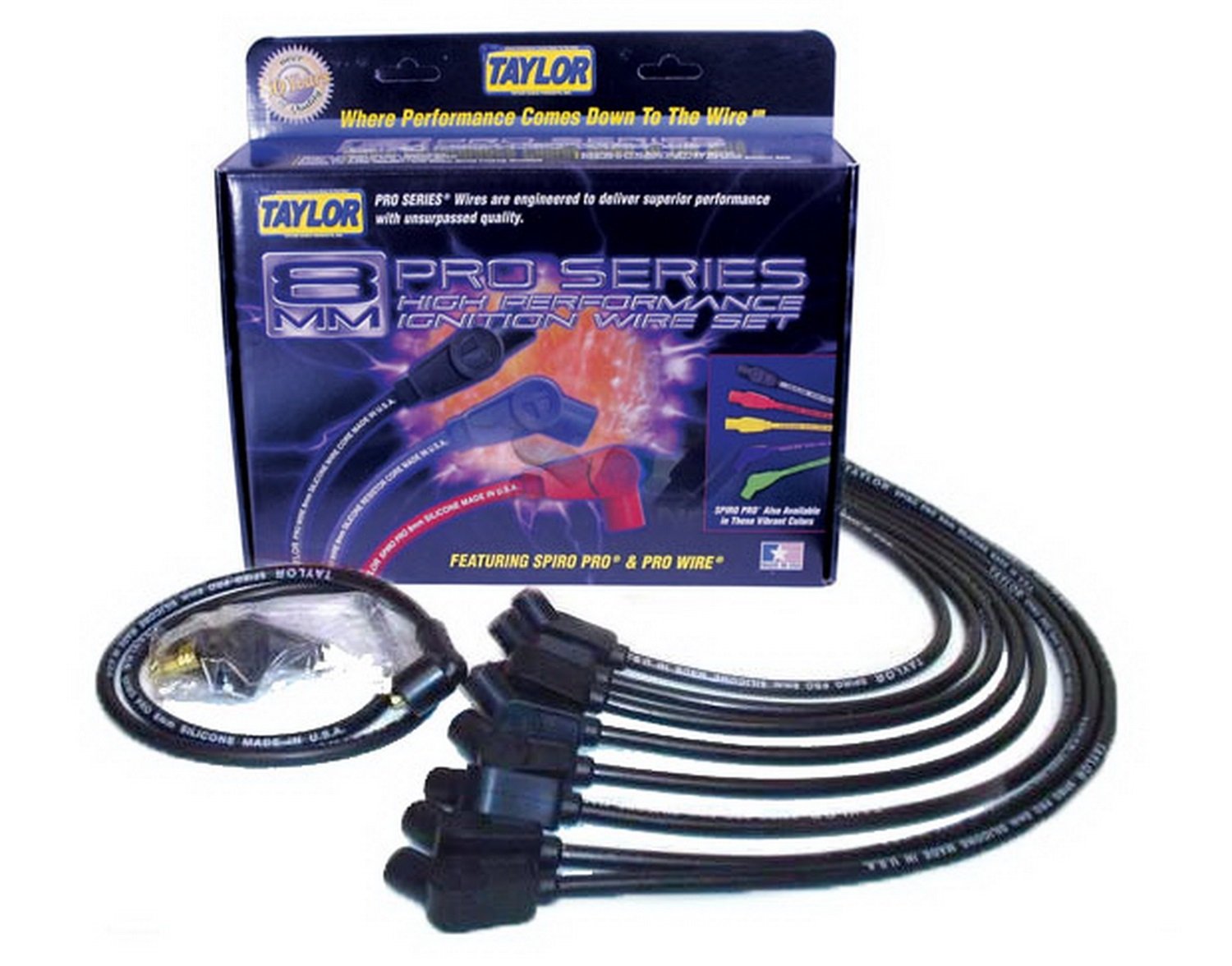 Amazon.com: Taylor Cable 76032 Spiro-Pro Spiro-Wound Core Black Spark ...