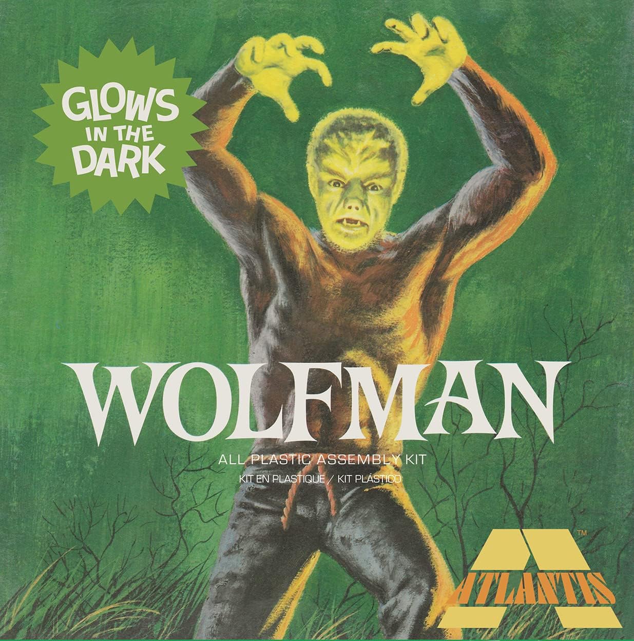 Atlantis Toy and Hobby - Wolfman Glow 1/18 Scale Model Kit (Net ...