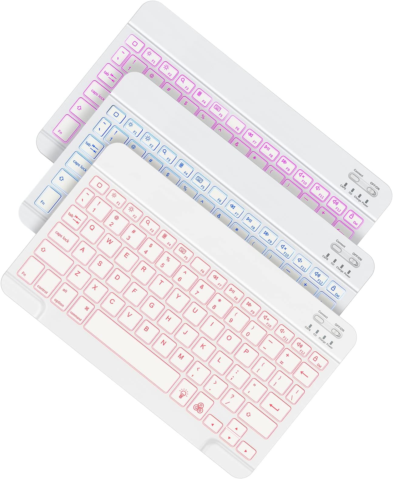 Amazon.com: Ultra-Slim Bluetooth Keyboard Portable Mini Wireless ...