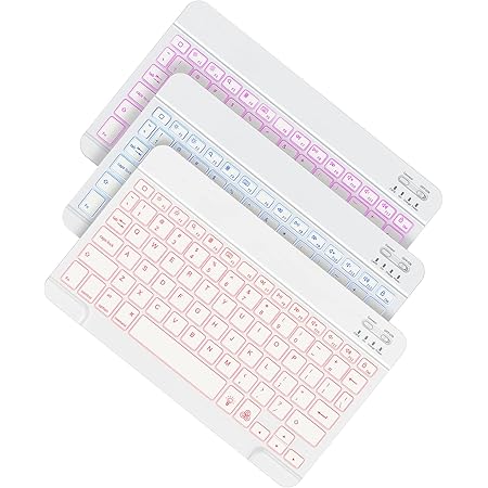 Amazon.com: Ultra-Slim Bluetooth Keyboard Portable Mini Wireless ...