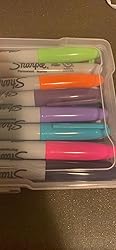 Sharpie Colour Burst Permanent Markers, Fine Point, Assorted Colours ...