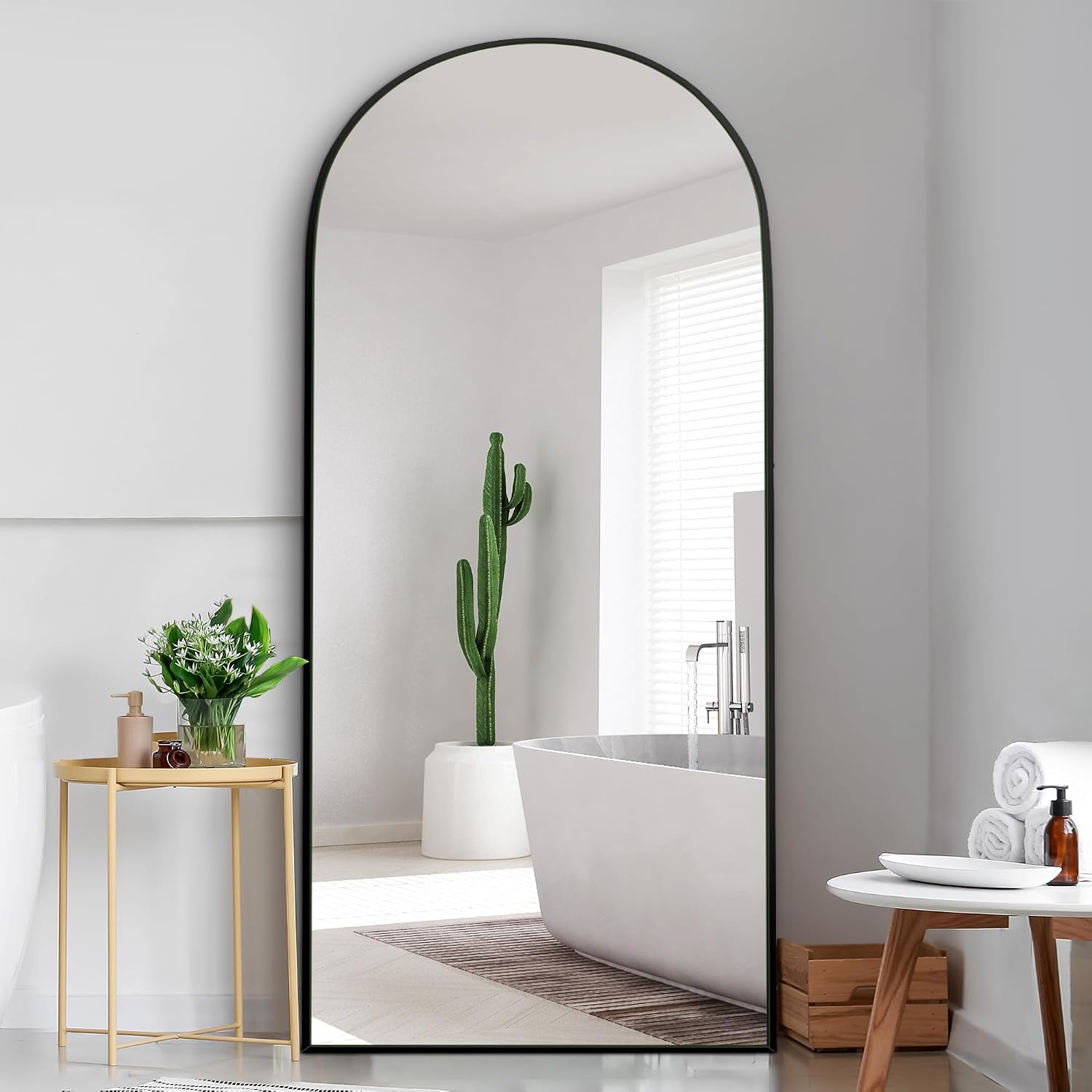 Amazon.com: Dolonm 71x32 Inch Arch Full Length Mirror, Modern Design ...