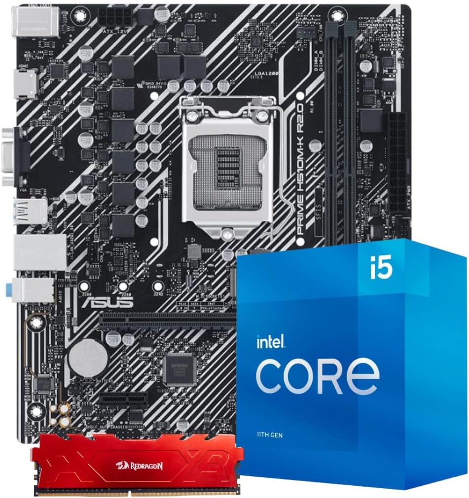 Kit Intel 11ª Geração I5 11400f + Asus H510 + 16gb Ddr4 | Amazon.com.br