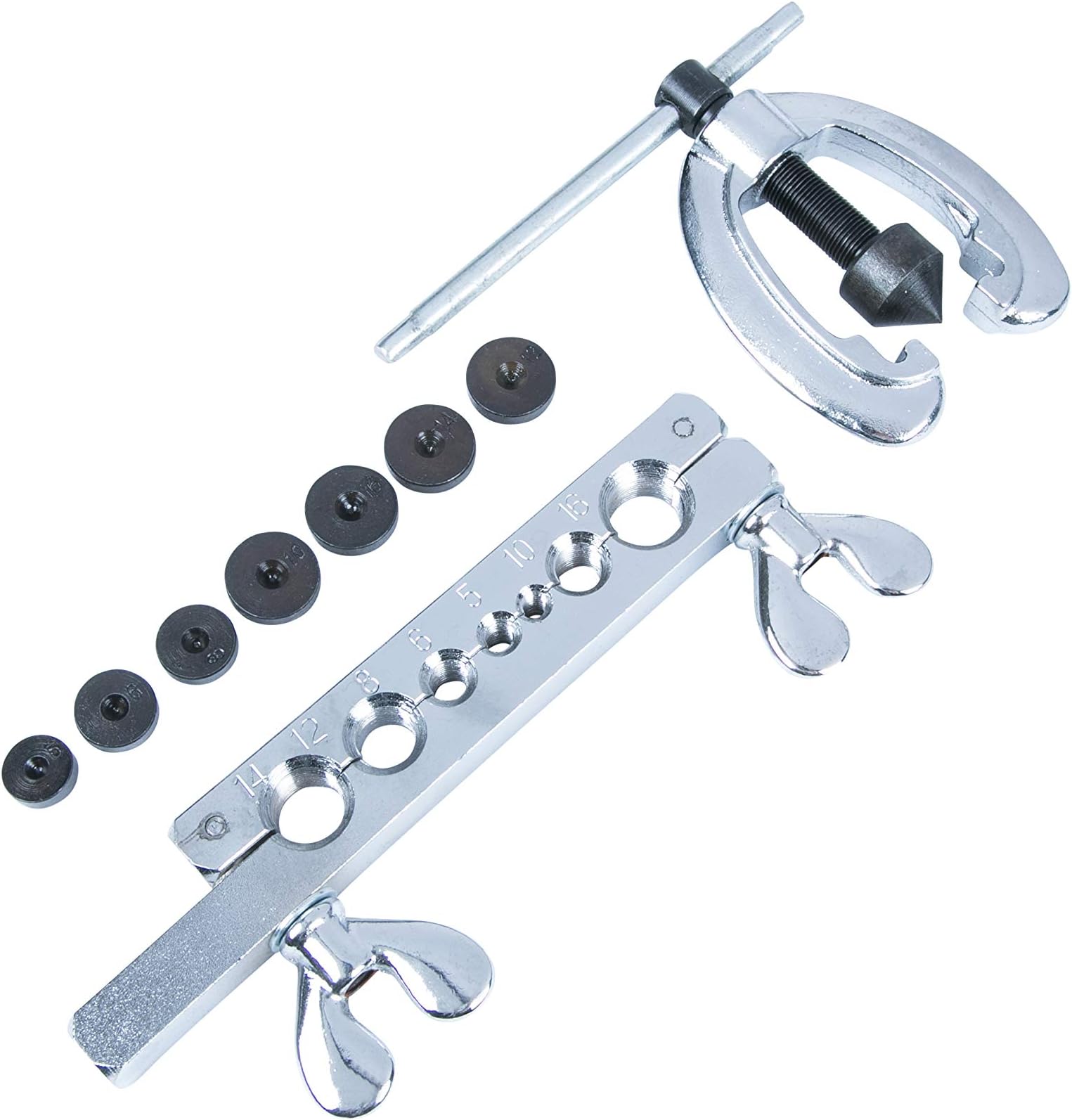 Pipe Flaring Tool Set, 10Pcs Imperial Pipe Pipe Flaring Kit Brake ...