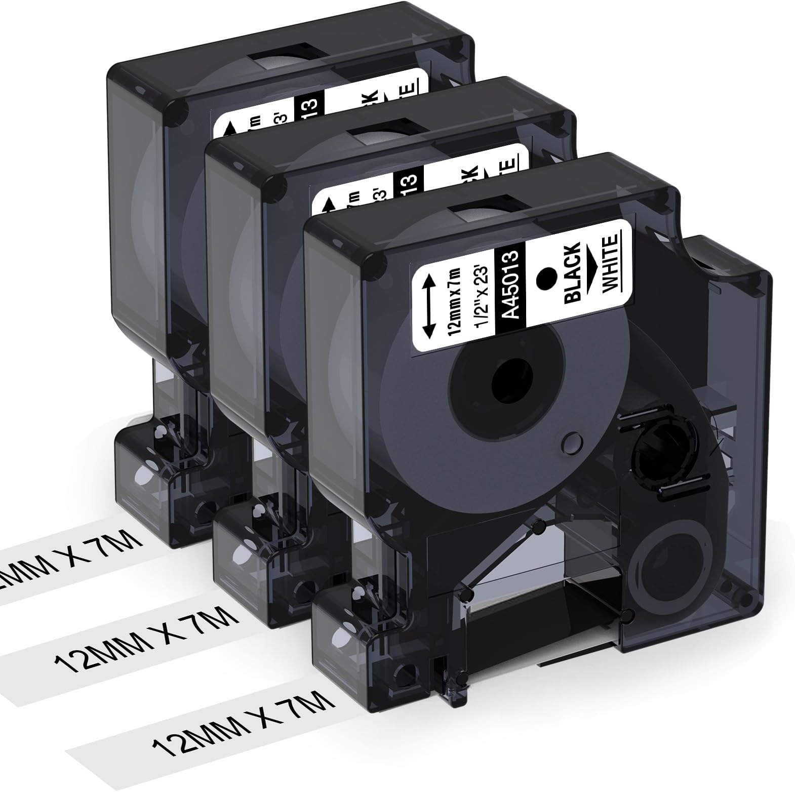 Upwinning Kompatibel mit Dymo D1 Etikettenband 12mm x 7m 45013 S0720530 ...