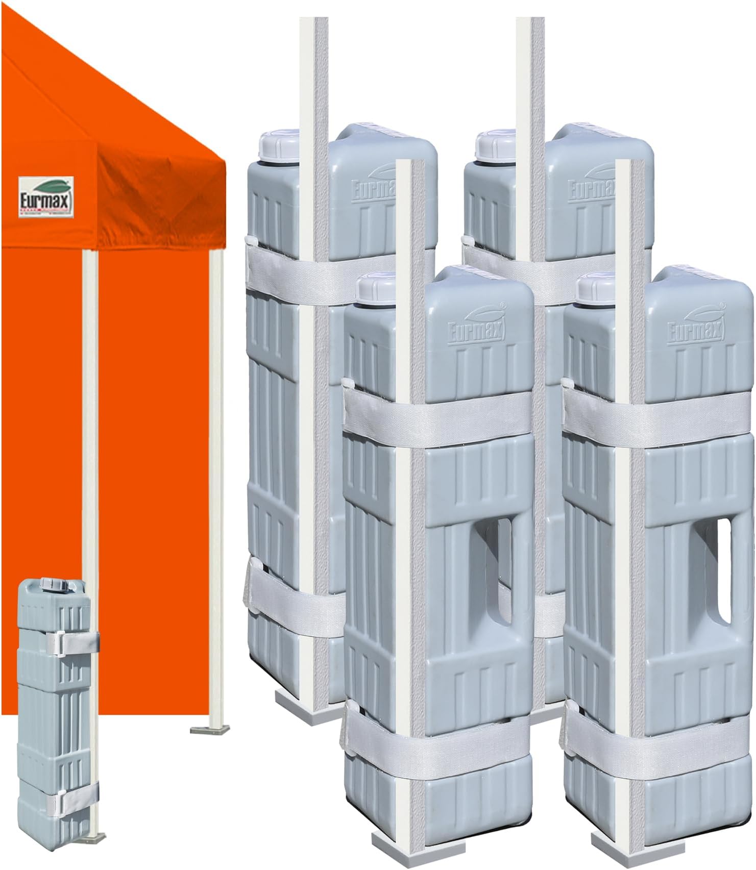 Amazon.com : 4-Pack Canopy Water Weight Bag, 88 LBS, 20 L Black Water ...