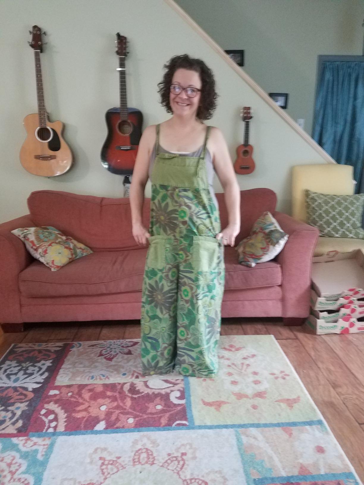 Amazon.com: Flygo Women's Loose Baggy Cotton Wide Leg Jumpsuits Rompers Overalls Harem Pants ...