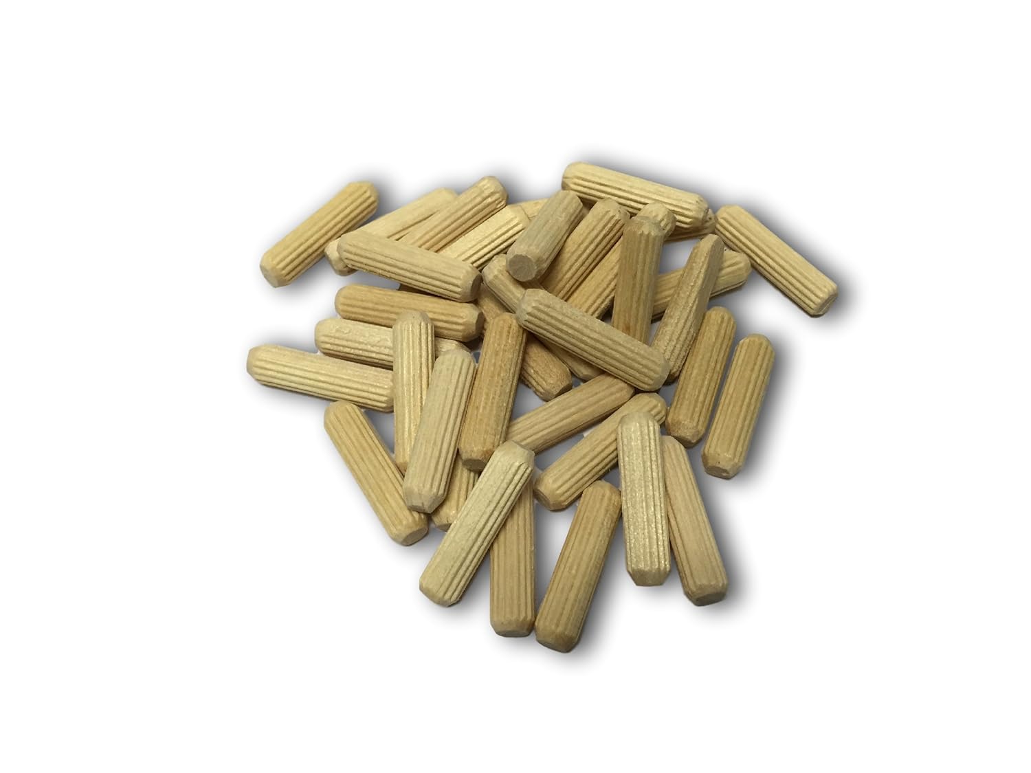 Wood Dowels 100 Pins 6mm 15 64 X 1 1 4 100 Pack 1 Best Fluted Wooden