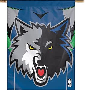 Amazon.com : WinCraft Minnesota Timberwolves Vertical Banner : Wall ...
