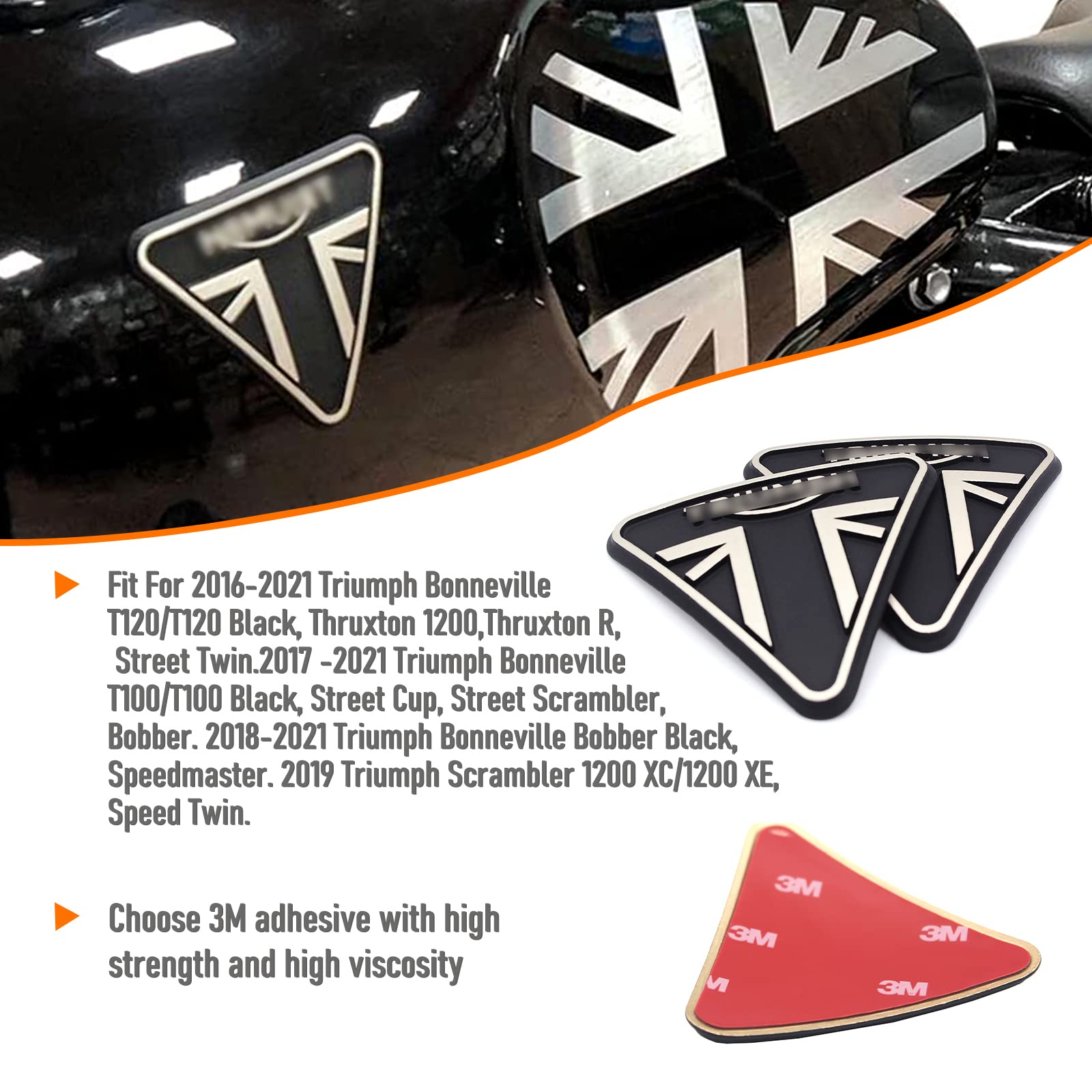 Buy Motorcycle Fuel tank 3D Badge Emblem Sticker Logo Brand Decal fits ...