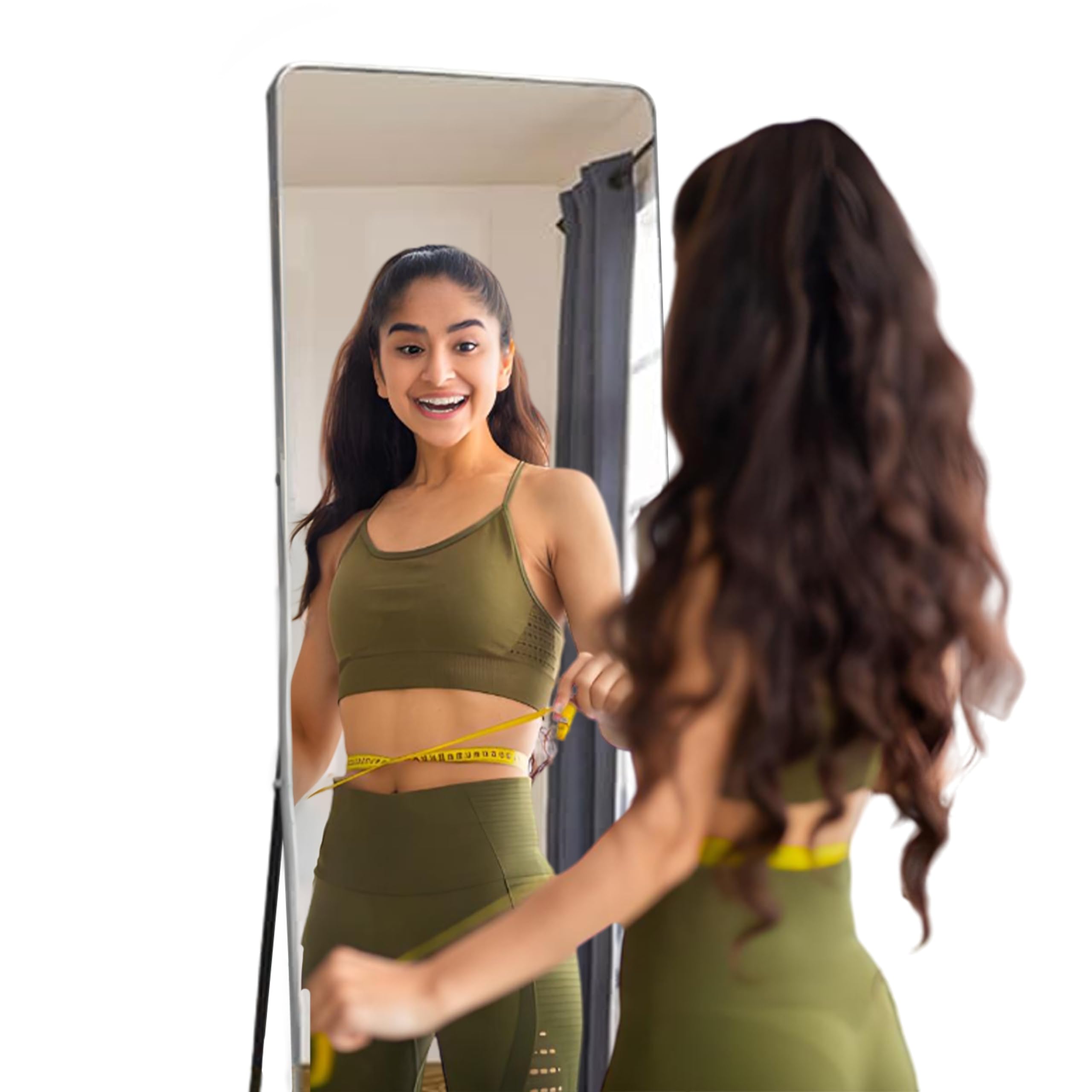 Amazon.com: Hamilton Hills Floor Length Mirror - 18 x 58 Stand Up ...