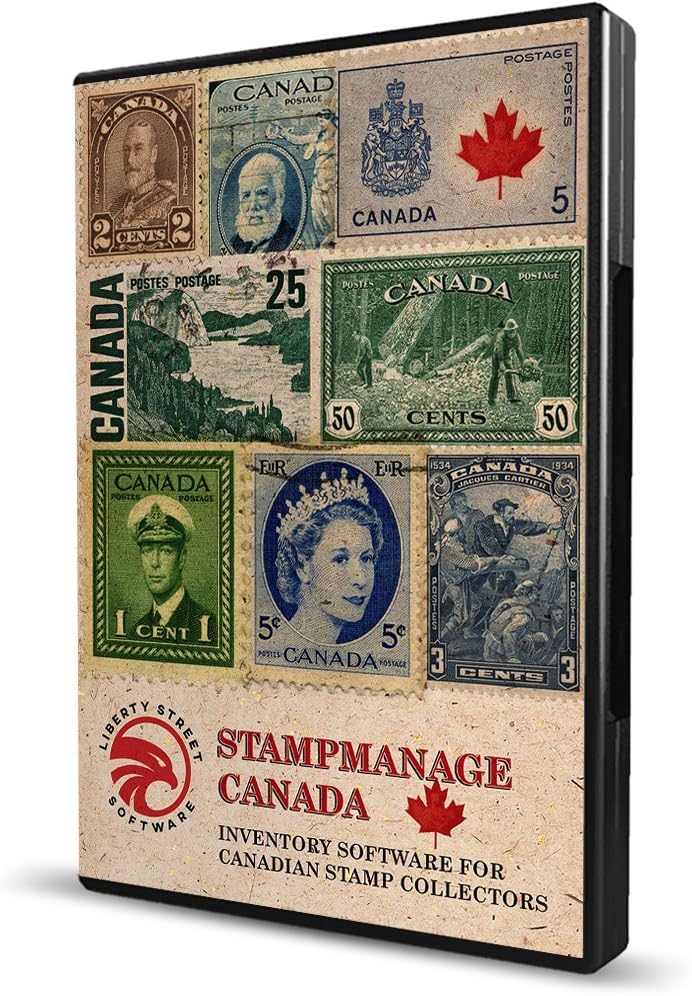 StampManage Canada. Stamp Collecting Software For Canadian Stamp ...