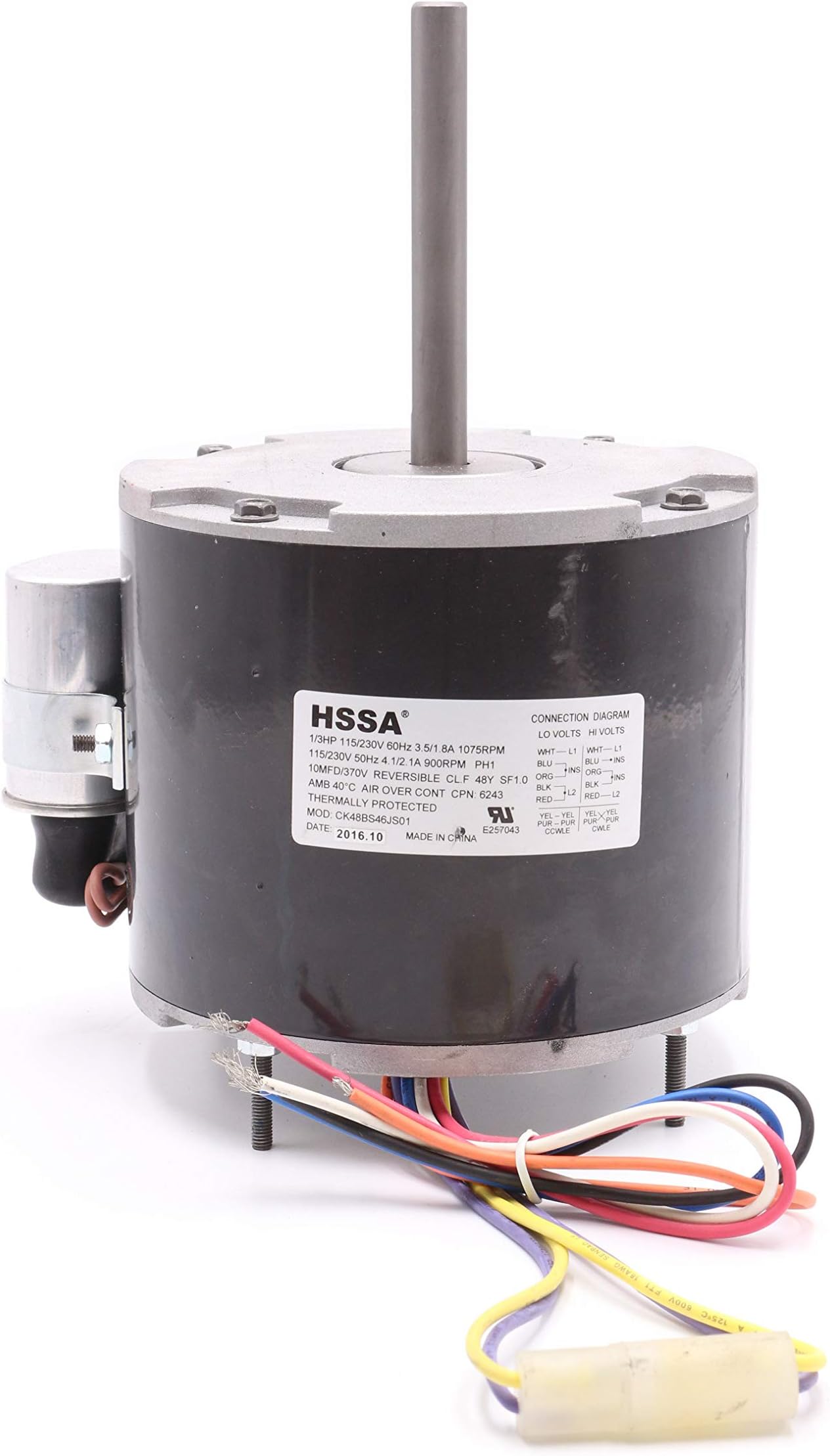 CAPTIVE-AIRE Captive Aire Direct Drive Exhaust Fan Replacement Motor- 1 ...