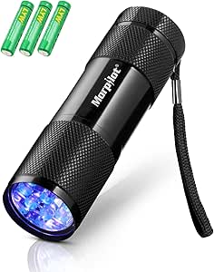 Amazon.com: Morpilot UV Flashlight Black Light Flashlight Mini: 395nm ...