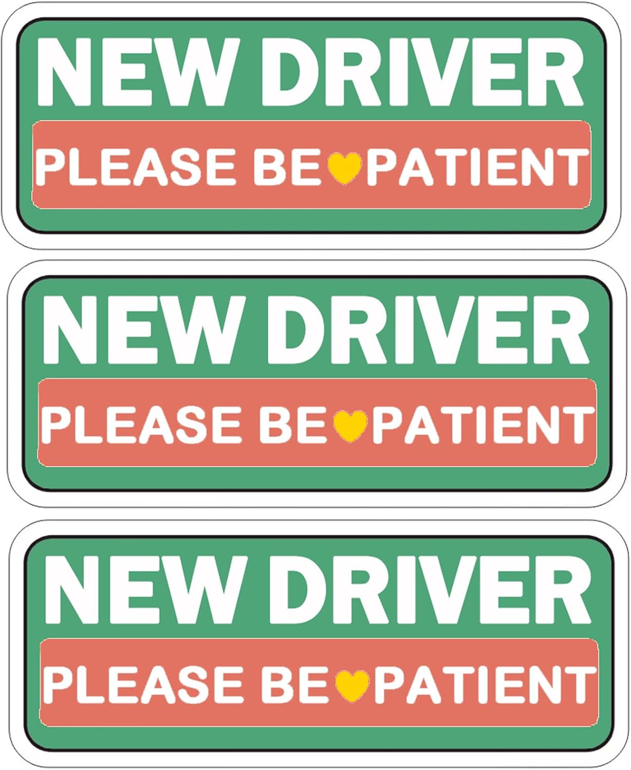 Amazon.com: 3 Pcs New Driver Car Magnet for Car, Colorful Magnetic ...