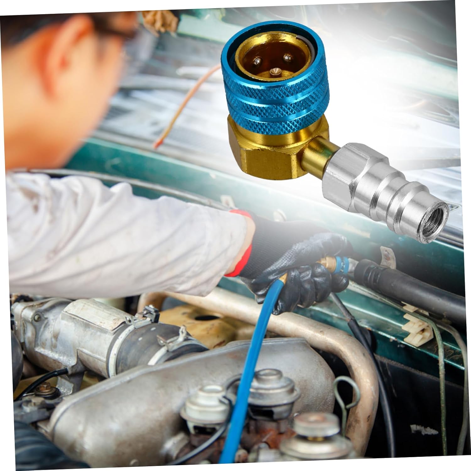 Gatuida Quick Connector Connectix Air Conditioning Low Side Adapter ...