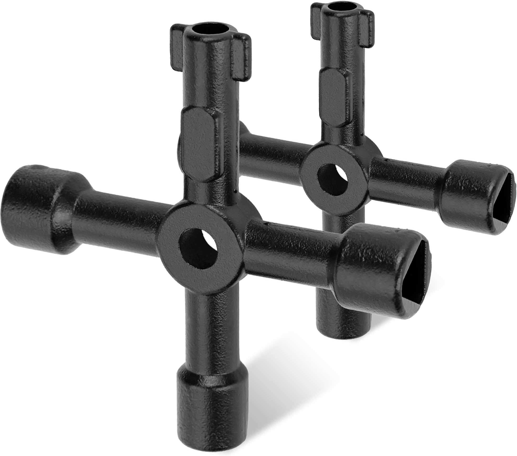 Cross Key, 4 Way Multi-Functional Universal Key, 4 in 1 Utilities Multi ...