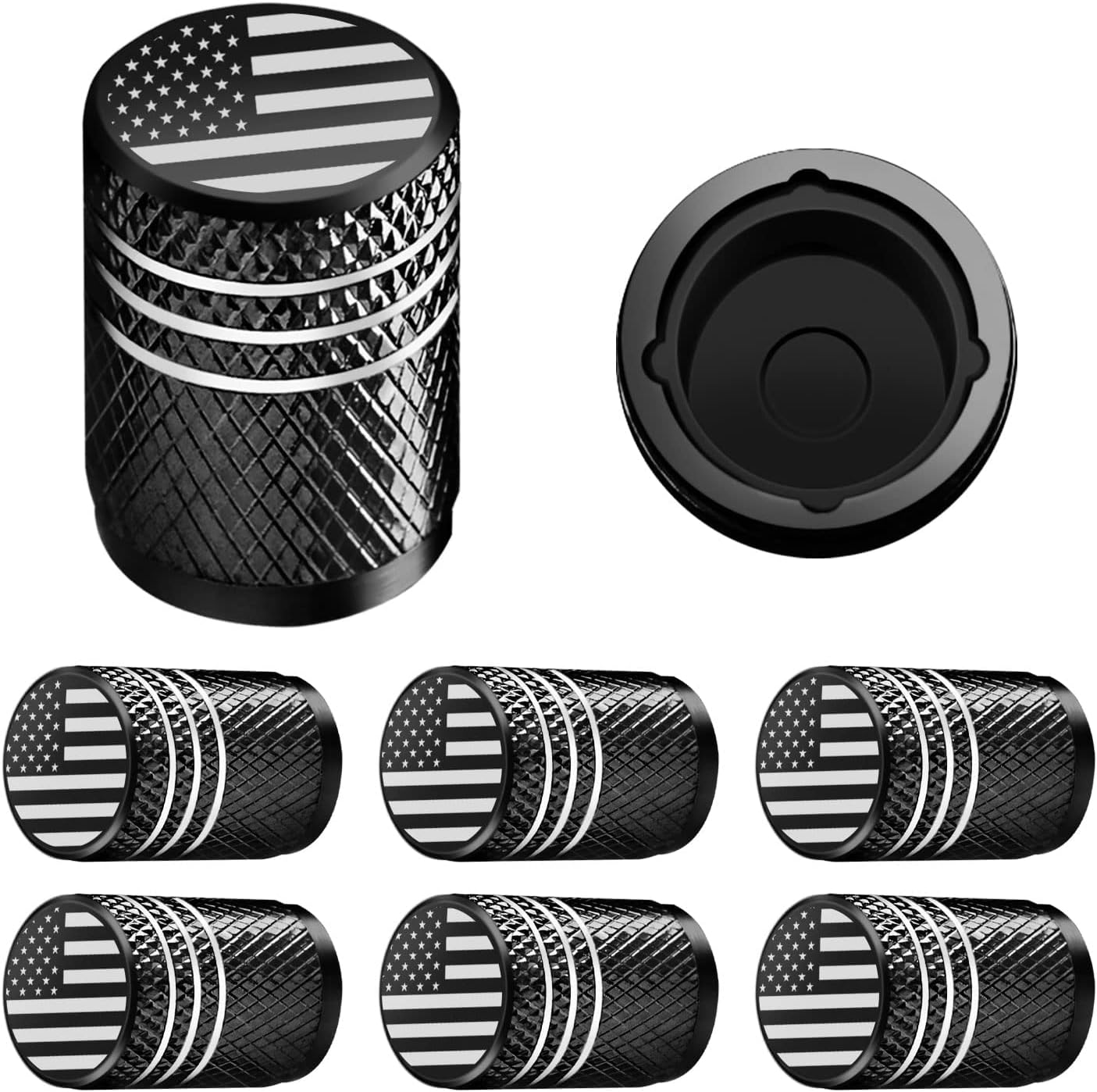 Amazon.com: Subdued American USA Flag Black White Military Tactical ...
