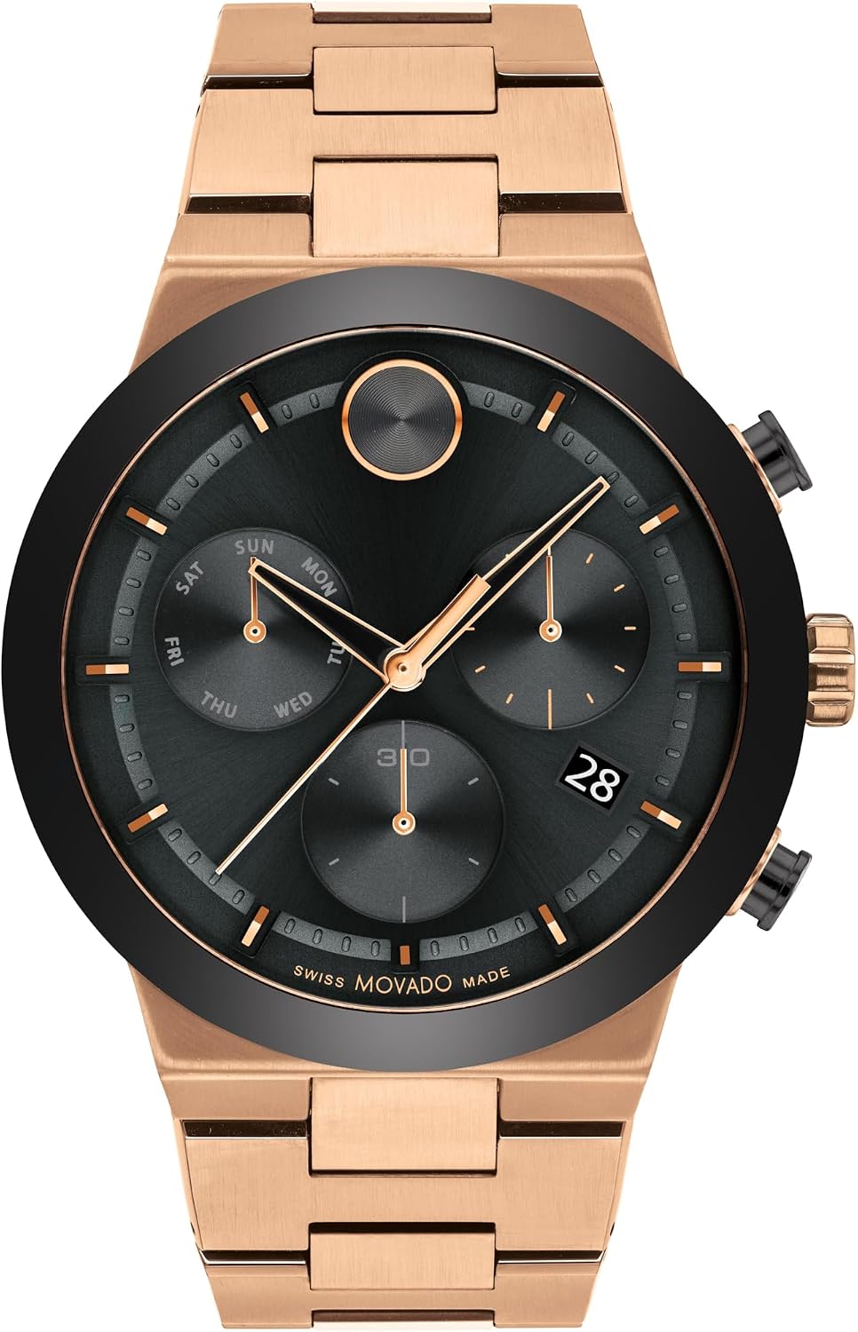 Amazon.com: Movado Bold Fusion Men's Watch - Swiss Quartz Chronograph ...