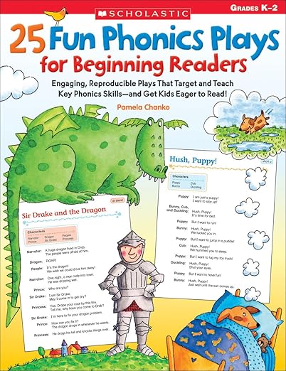 Amazon.com: 25 Fun Phonics Plays for Beginning Readers: 9780545103398 ...