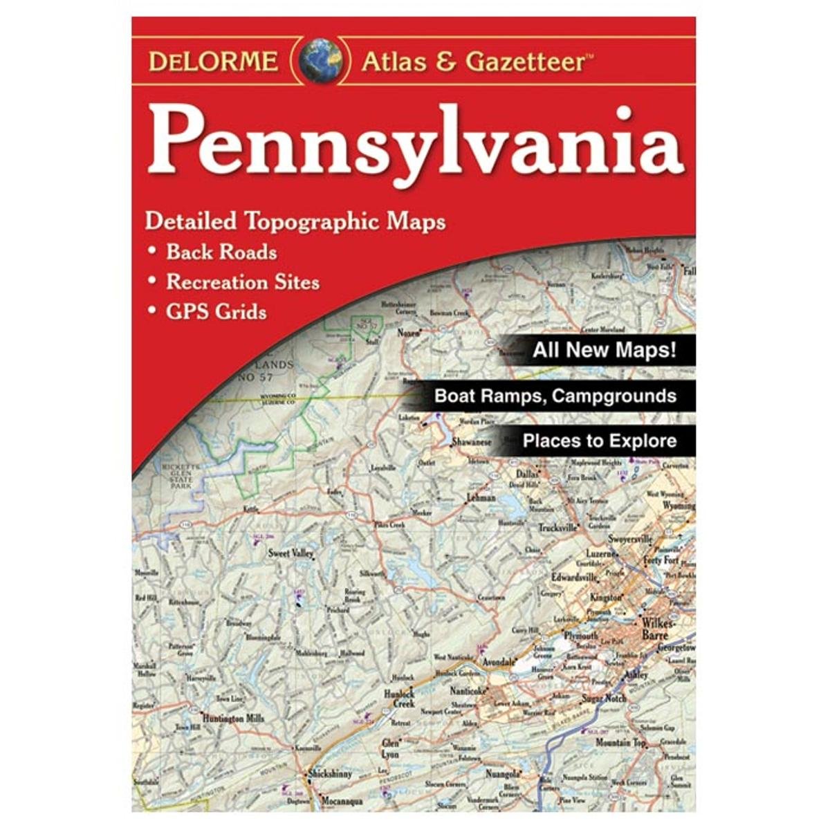 DeLorme Atlas & Gazetteer Pennsylvania: Delorme Mapping Company ...