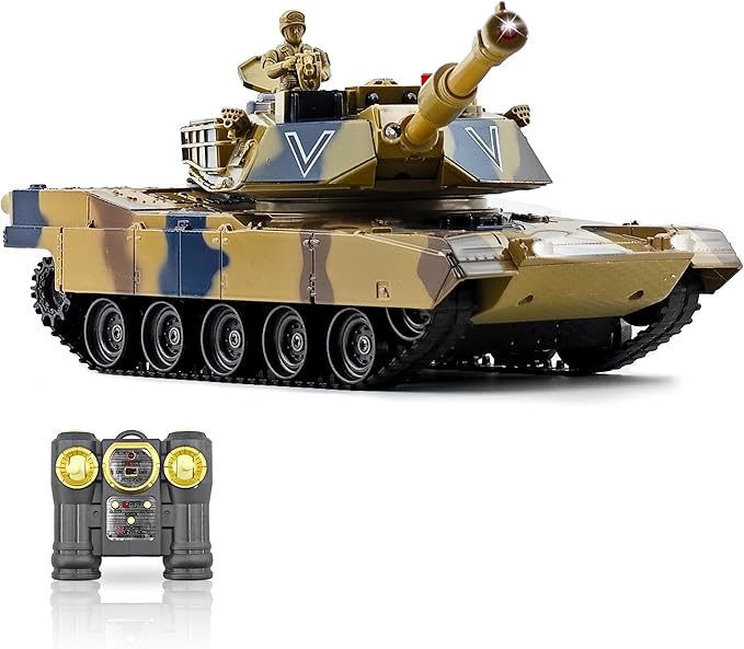 Amazon.com: Remote Control Tank for Boys,RC Tank,Alloy Material with ...