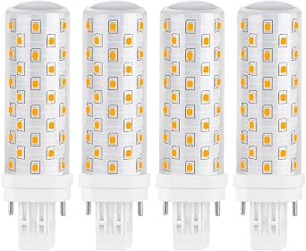 Makergroup GX23-2 LED Bulb, Warm White, Two Prong CFL Light Bulb ...