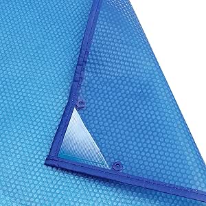 Amazon.co.jp: Zetifyプール カバー プールの蓋 防塵 フレームプール 幅1m 2m 3m 4m 5m 6m 7m 8m 9m 10m 大型 青 浴槽 折りたたみ式 軽量 ...