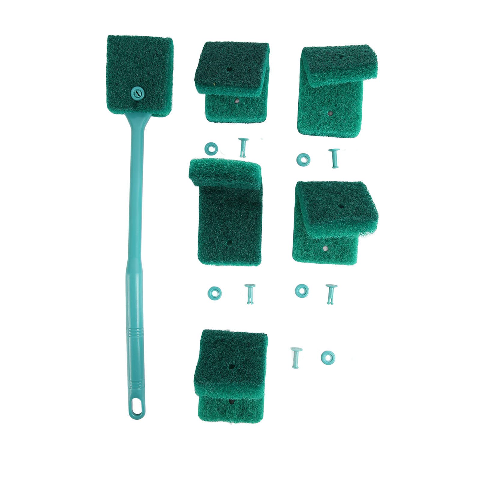 Amazon.com: Tnfeeon Aquarium Scraper Double Sided Sponge Brush Cleaner ...